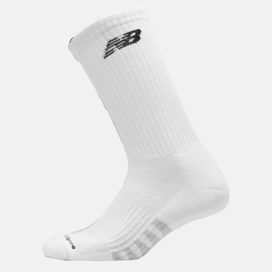 Medias Media Caña 1 Pack New Balance N5060-801-6 Wht X1 Crew Unisex ...